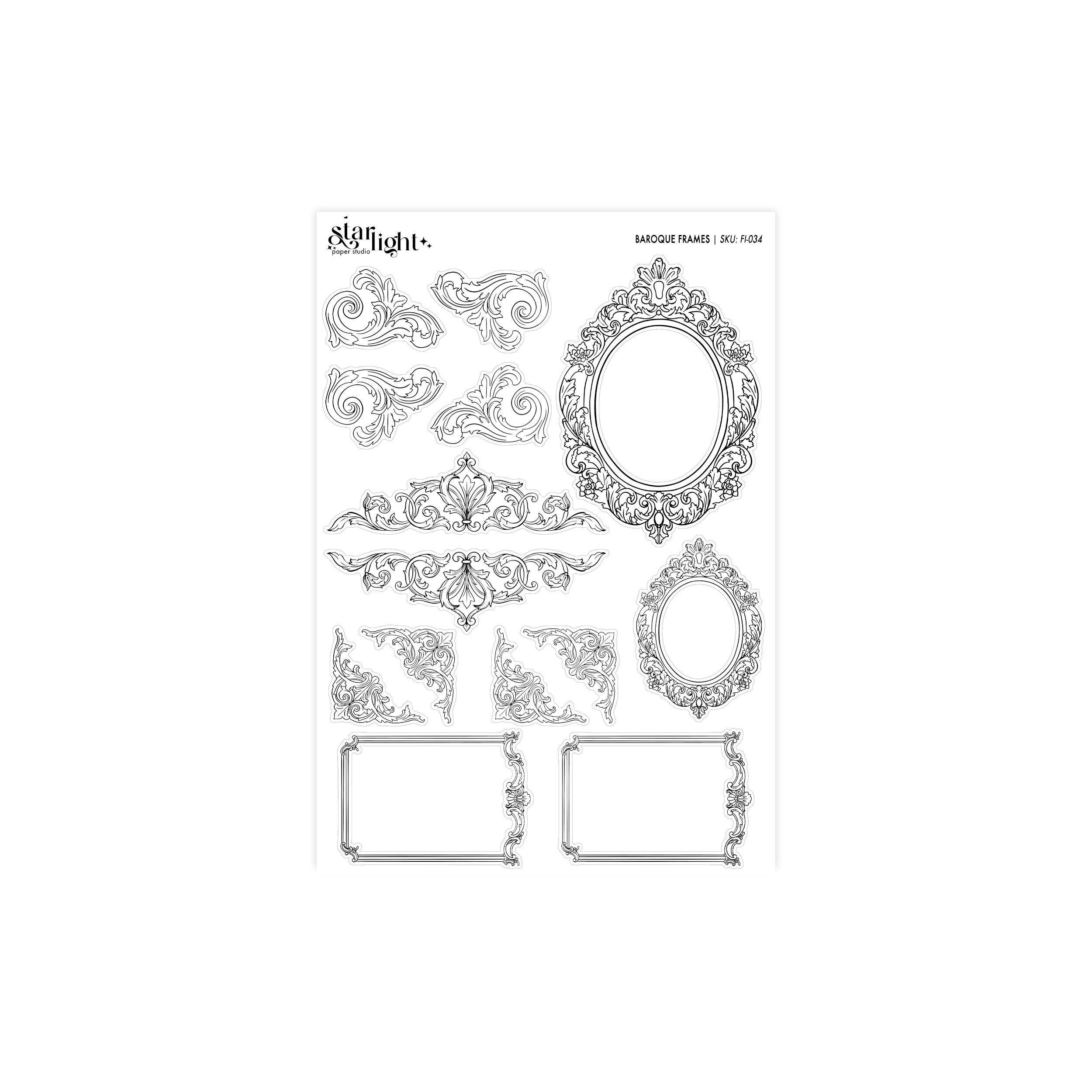 Baroque Frames – starlightpaperstudio
